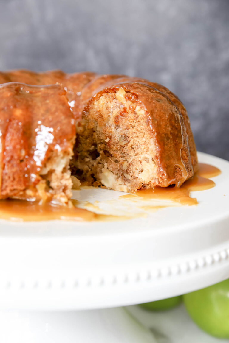 Caramel Apple Bundt Cake - Comfort Food at Home