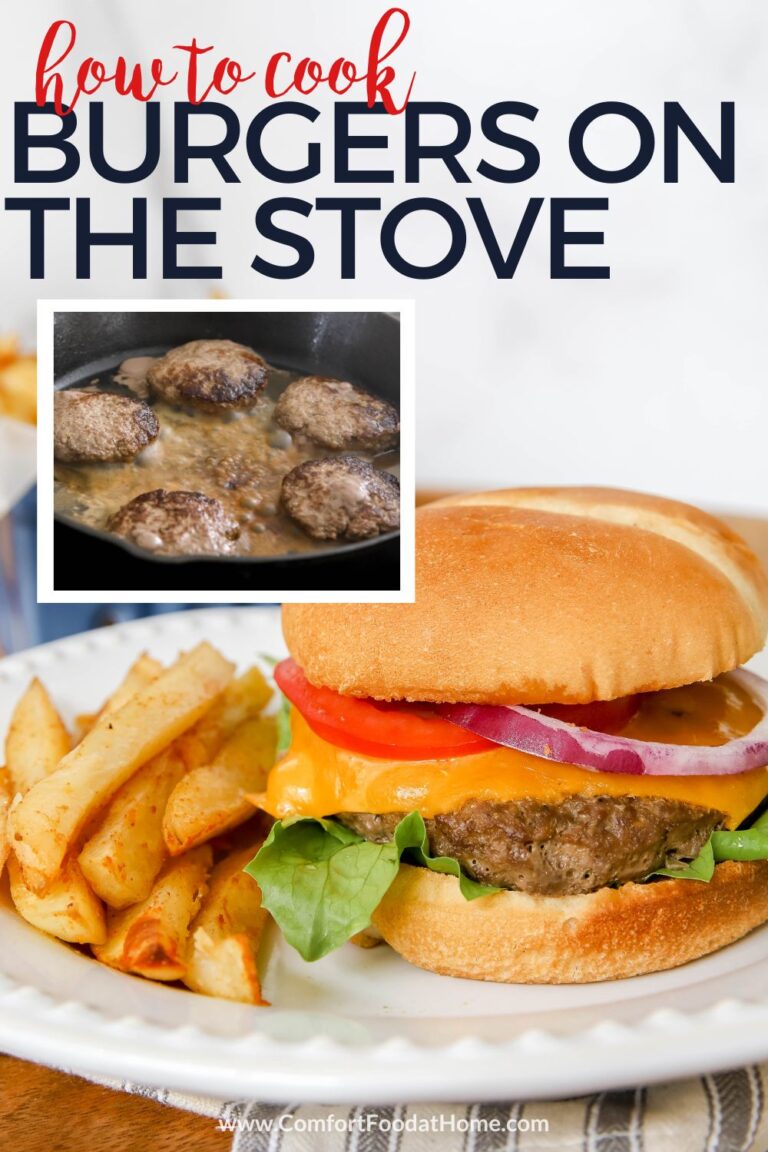 How to Cook Burgers on the Stove - Comfort Food at Home