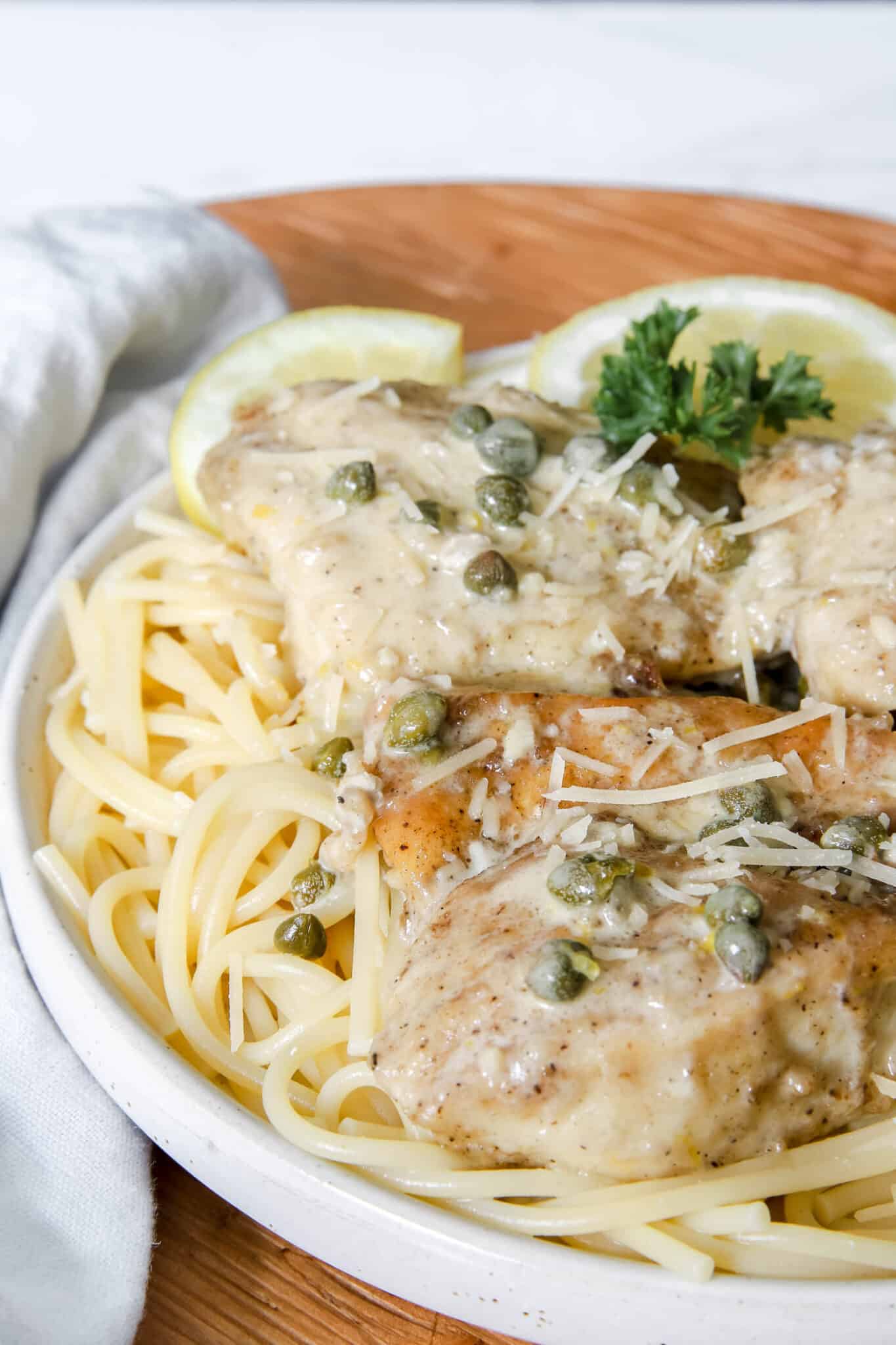 Creamy Lemon Chicken Piccata Recipe With Capers