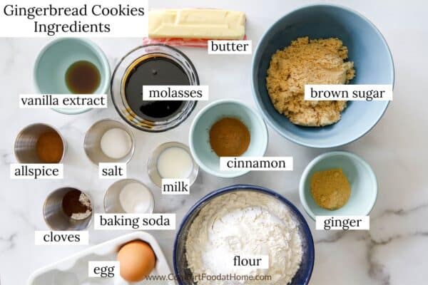 Soft Gingerbread Cookies - Comfort Food at Home