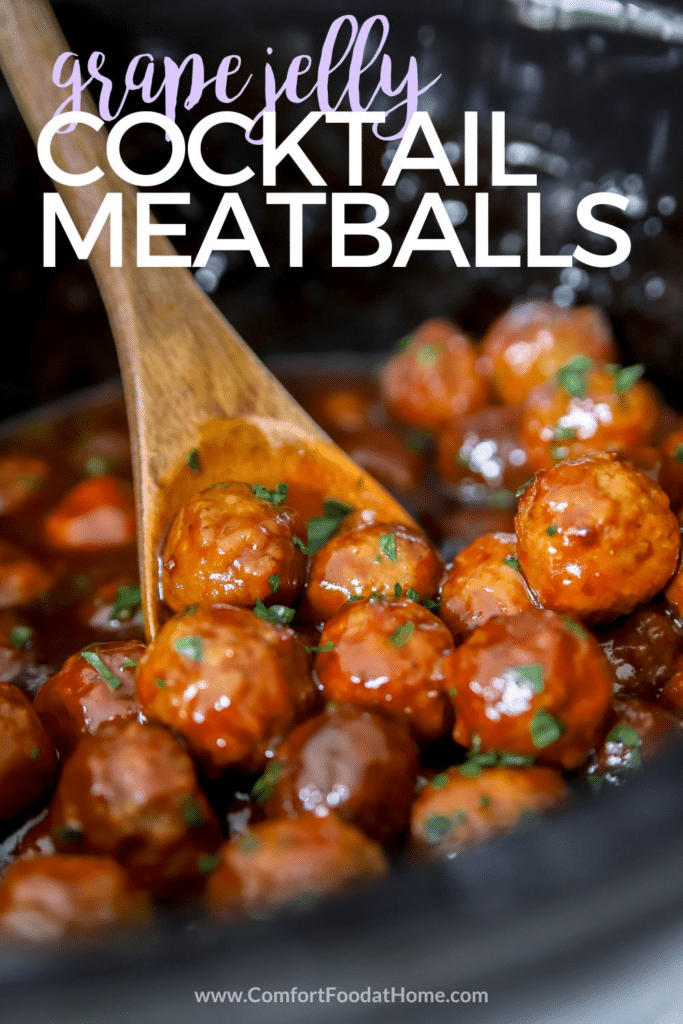 Cocktail Meatballs With Grape Jelly and Chili Sauce - Comfort Food at Home