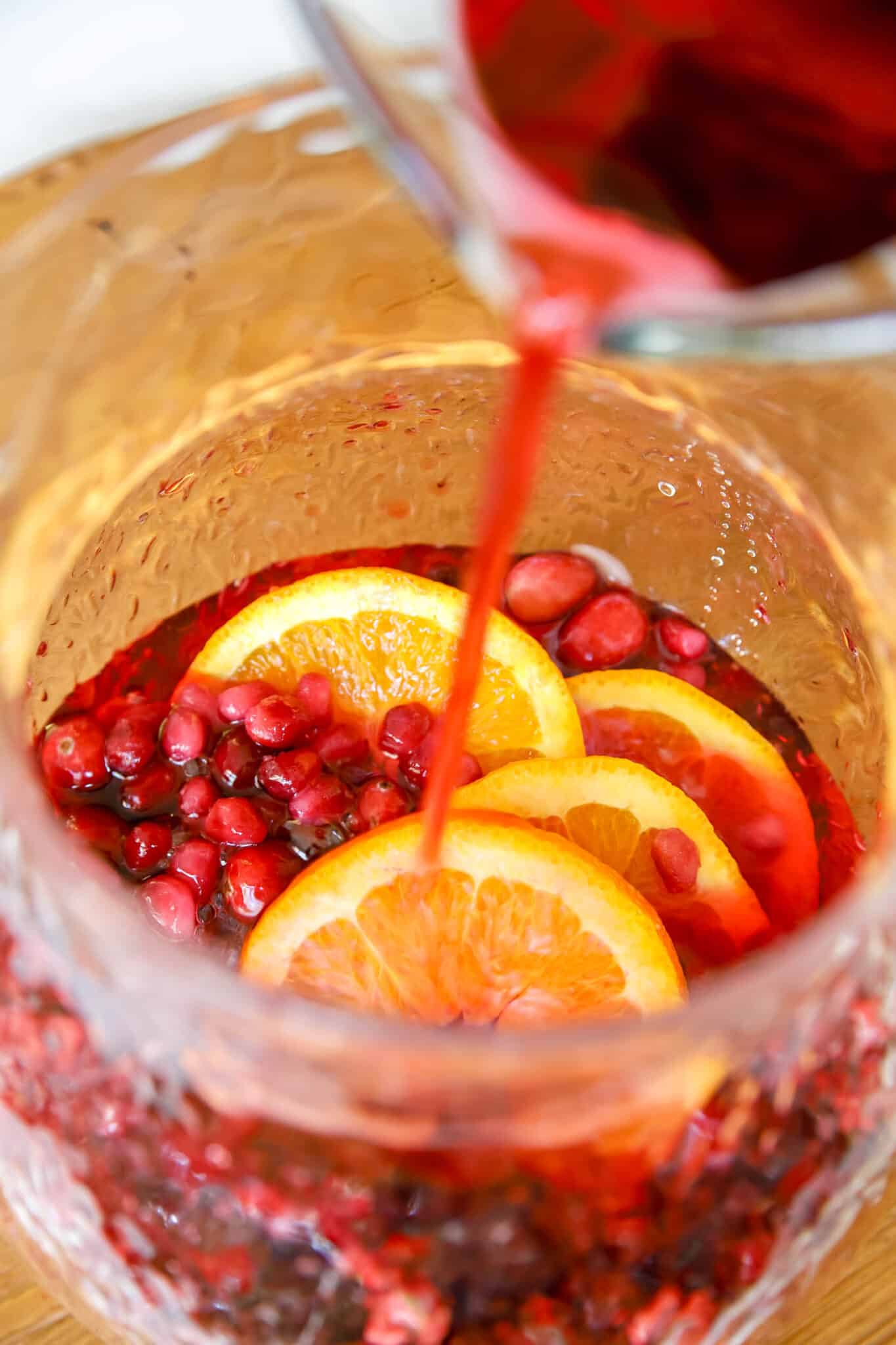 Sparkling Christmas Punch (Non-Alcoholic) - Comfort Food at Home