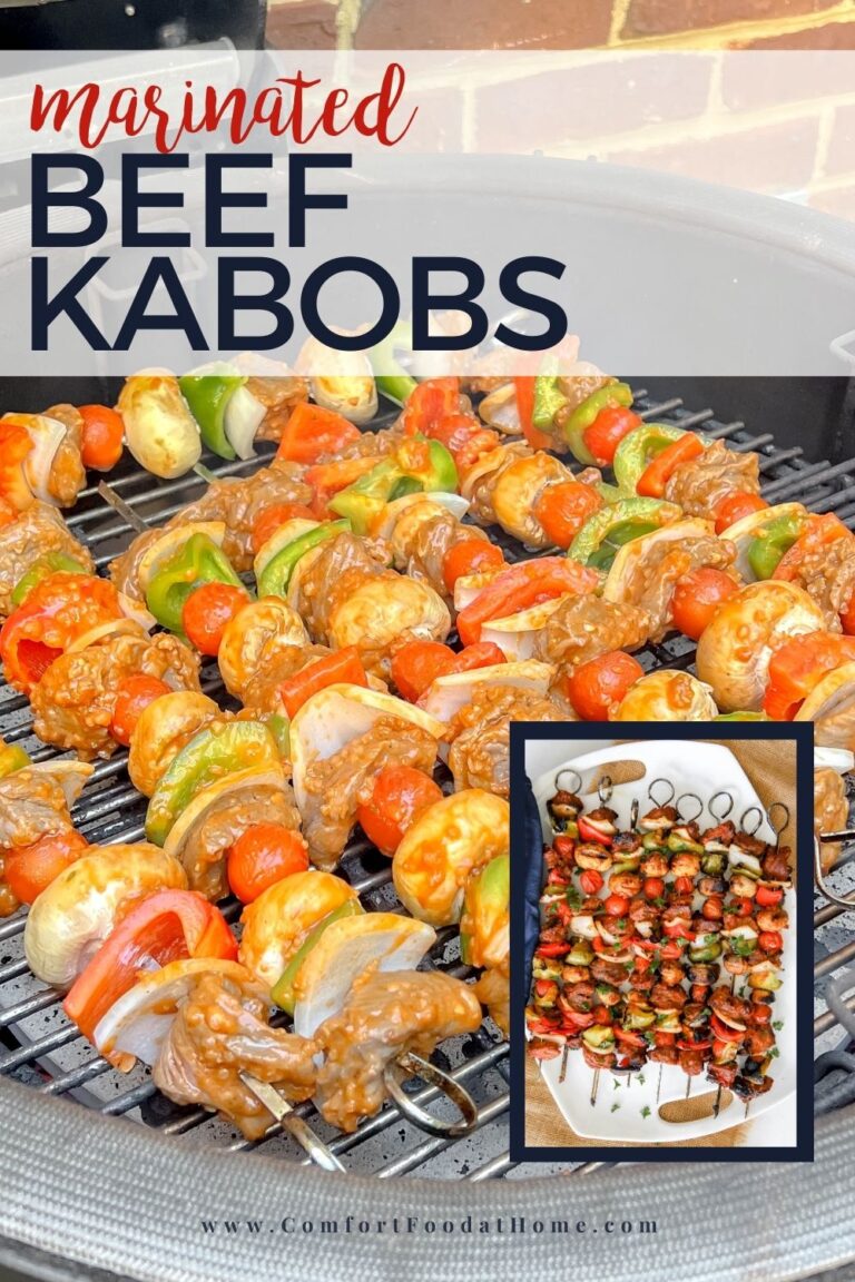 Marinated Beef Kabobs - Comfort Food at Home
